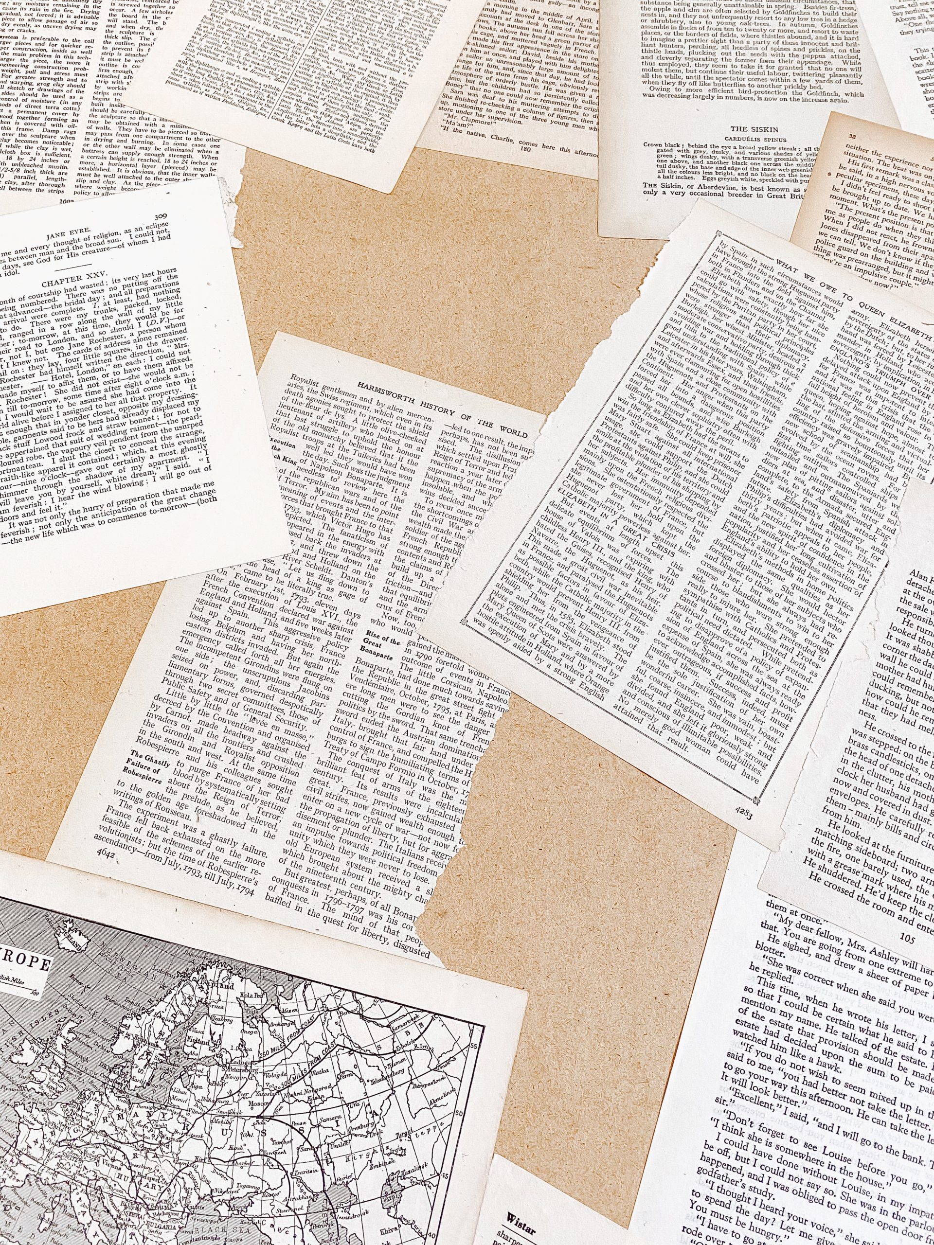 DIY BOOK PAGE WALL – Making Home Matter