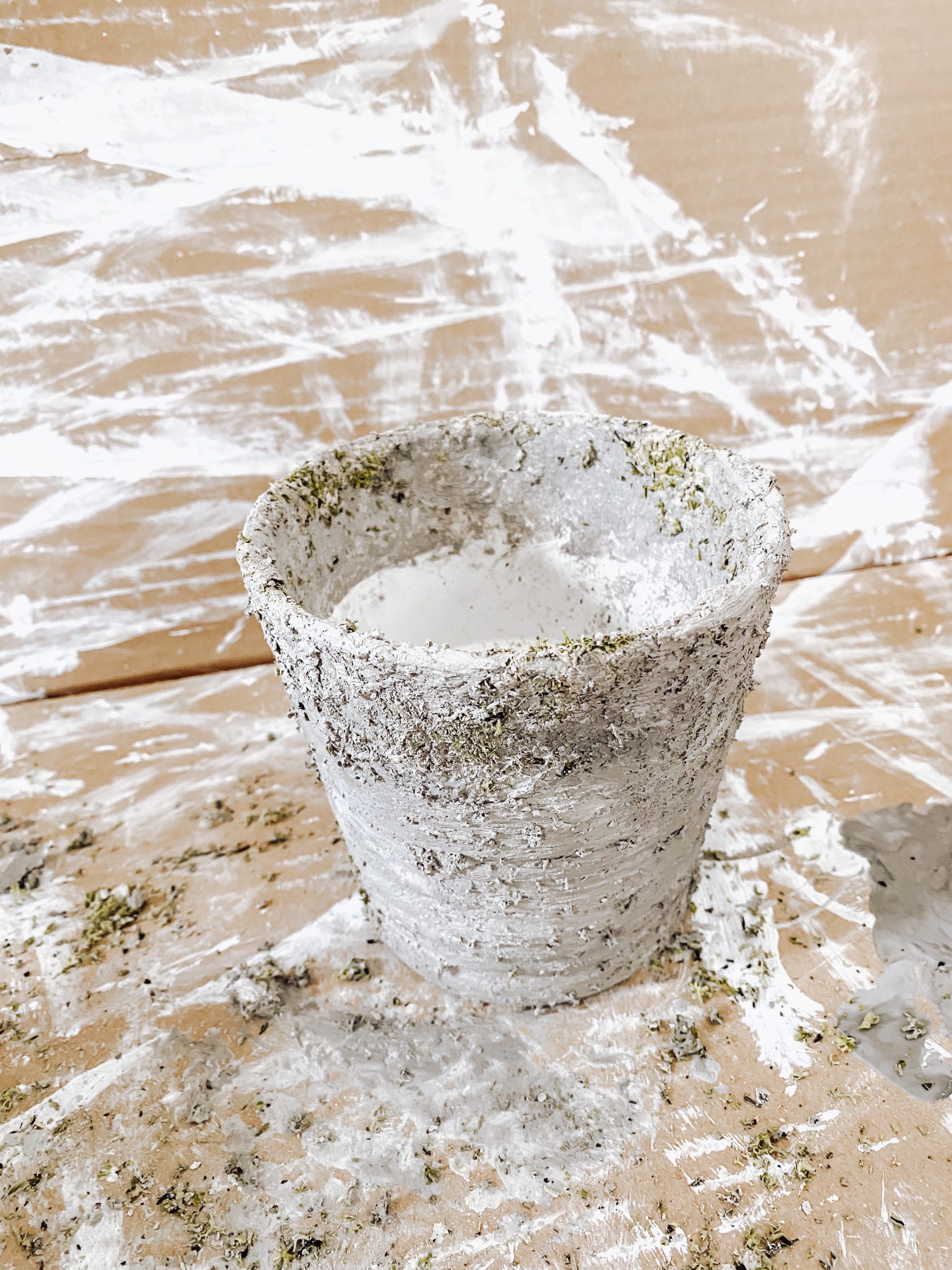 DIY STONE EFFECT POTS – Making Home Matter